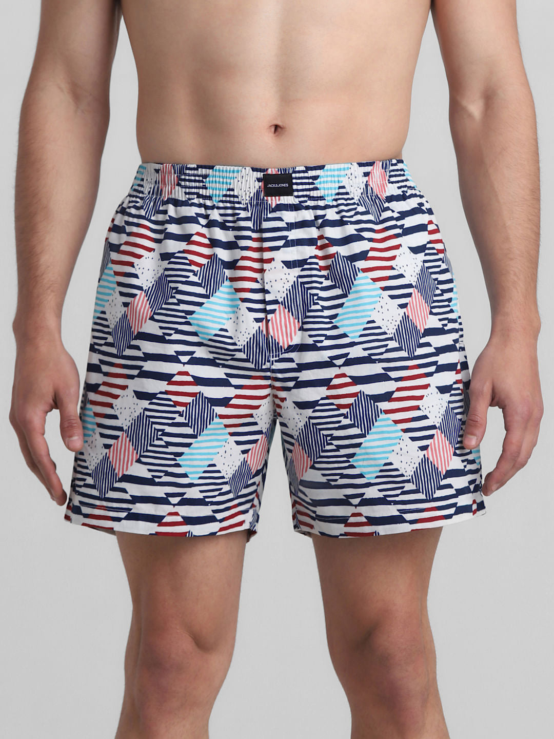 White Striped Boxers