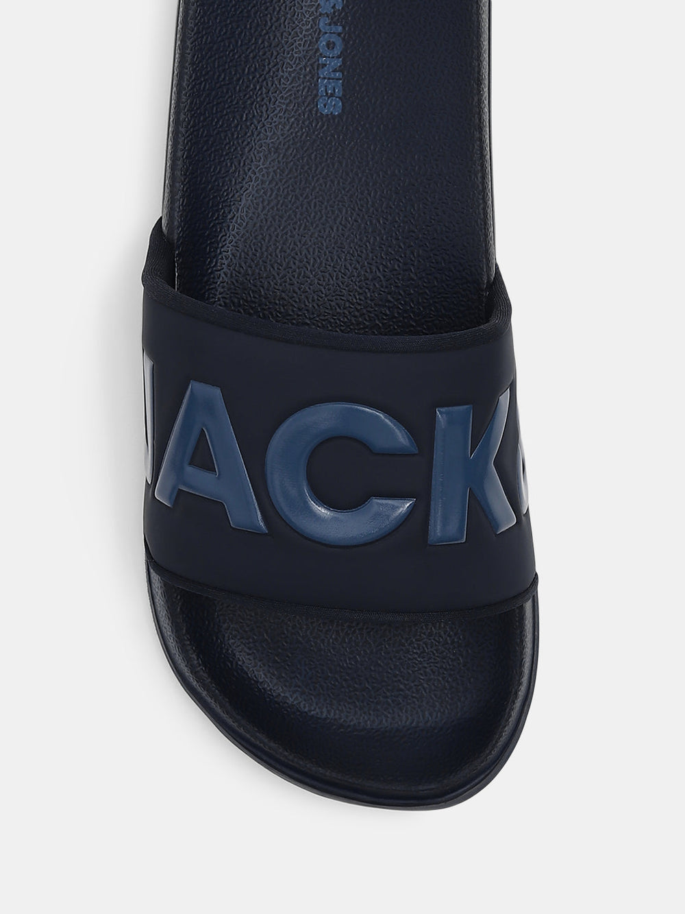 Navy Blue Big Logo Pool Sliders