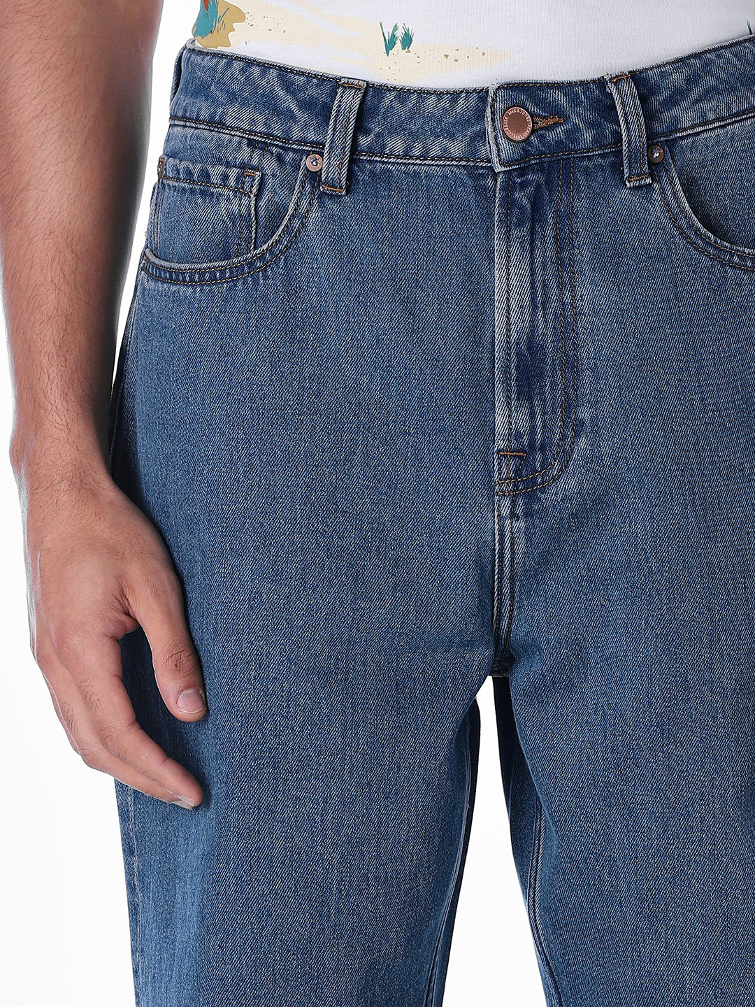 High Rise 5 Pocket Dario Loose Fit Jeans